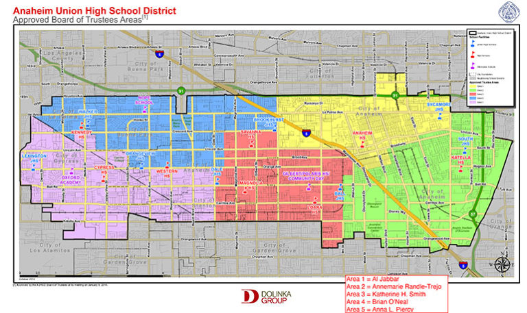 Candidates running for a seat on the Anaheim Union High School District ...